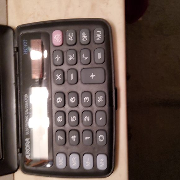 Aurora | Other | Solar Lighted Compact Electronic Calculator | Poshmark